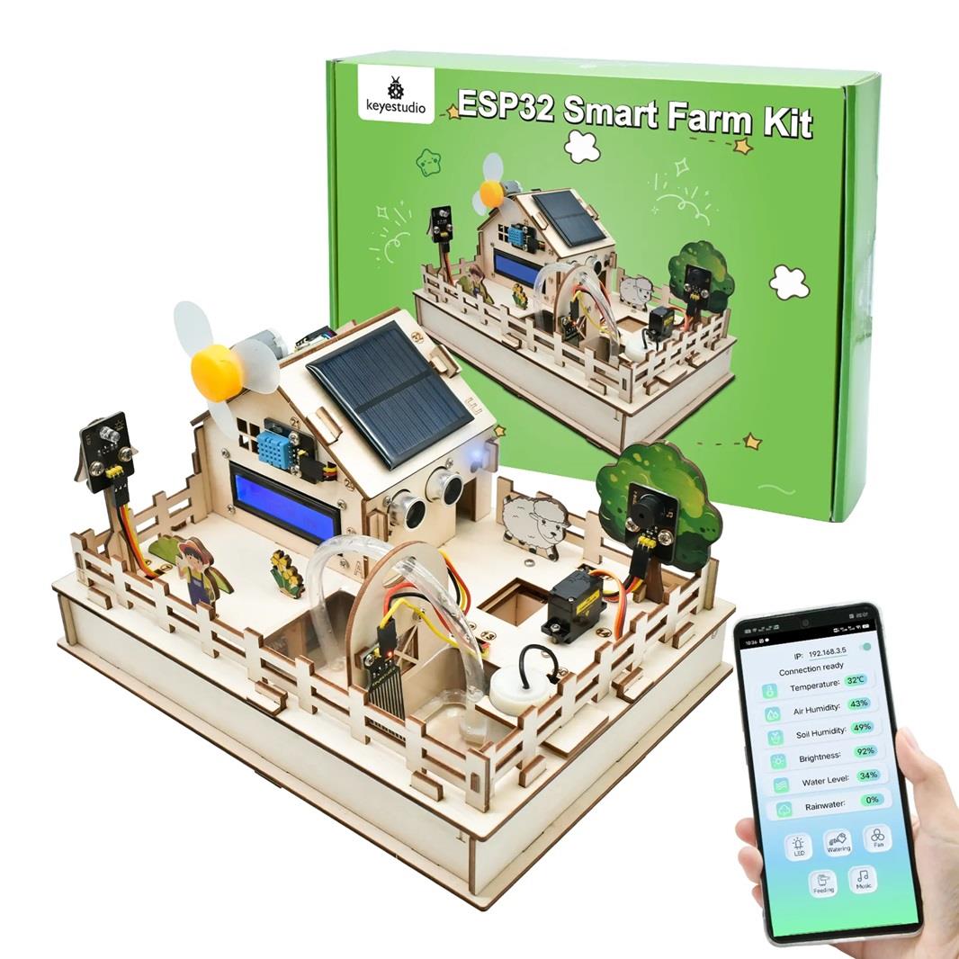 Kit Granja Inteligente Keyestudio ESP32 IoT Para Arduino - tiendavirtual