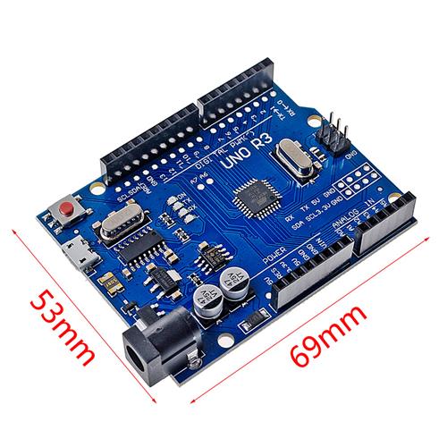 Arduino UNO Compatible R3 CH340 Micro USB Atmega328P Domotica Robotica - tiendavirtual